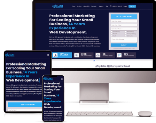 SEO Friendly Website Design And Development Services - Giant Marketers